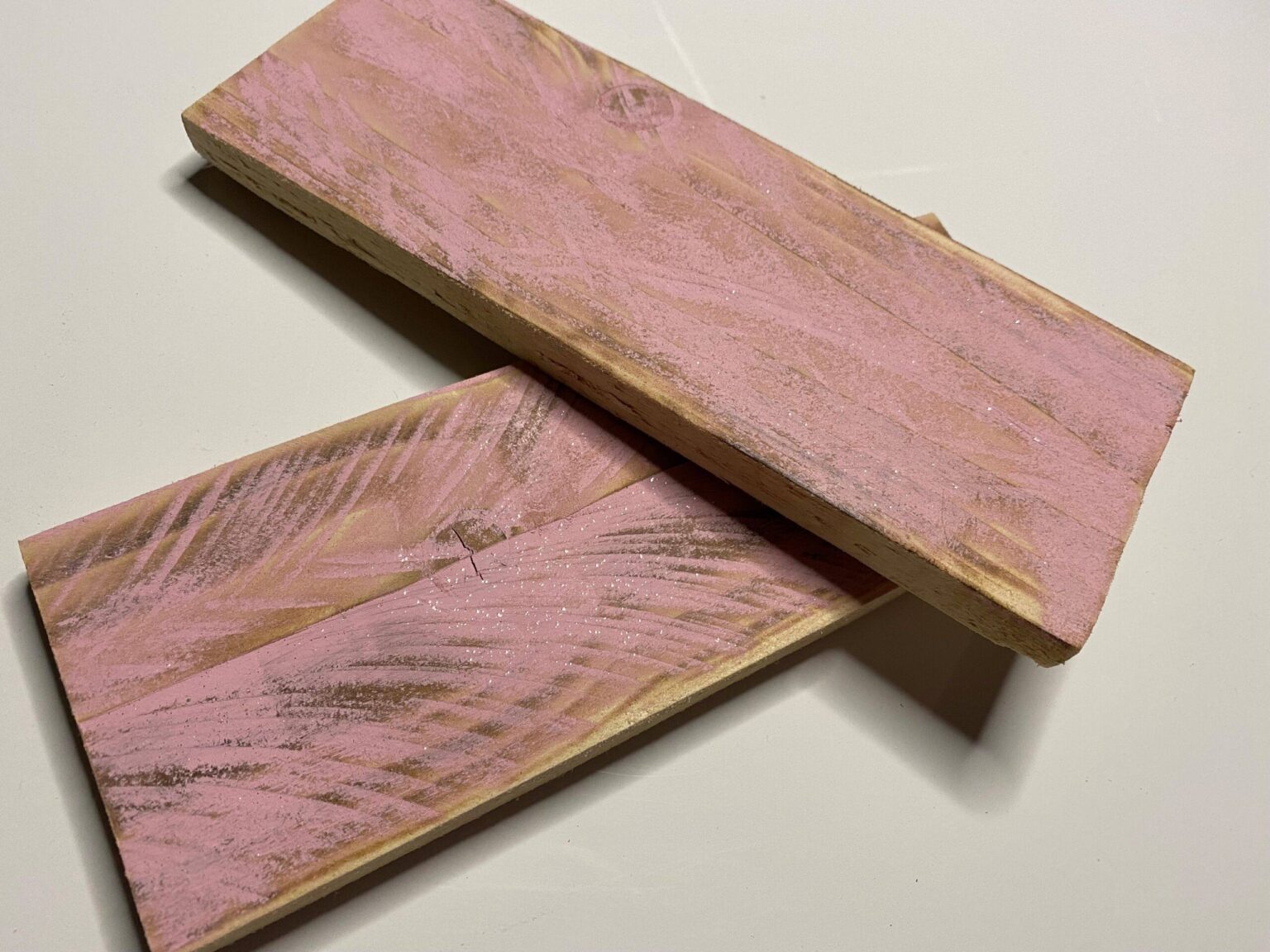 Premium Pastel Pink Shimmer Sample - Funky Timber®